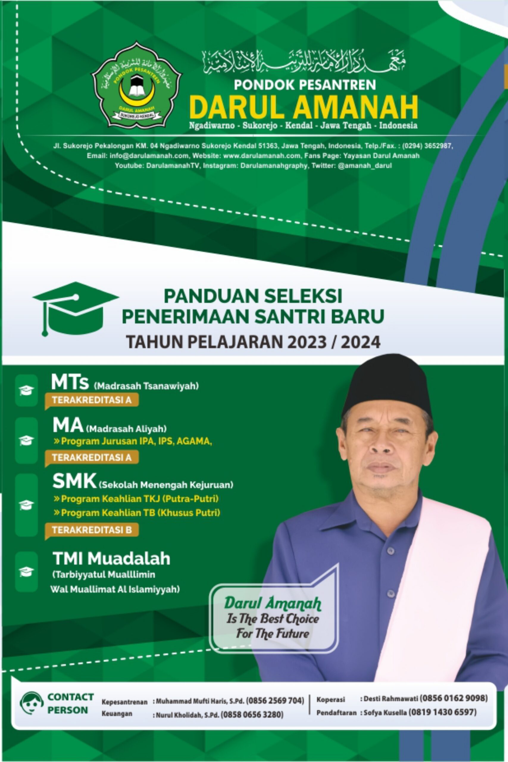 Brosur Pendaftaran - Pondok Pesantren Darul Amanah